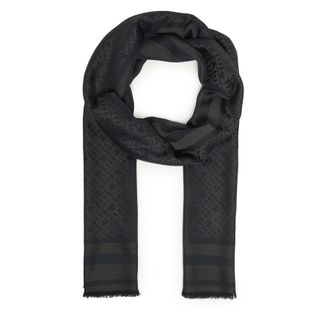 Tommy Hilfiger Schal Tommy Hilfiger Th Monogram Scarf AW0AW18273 Schwarz