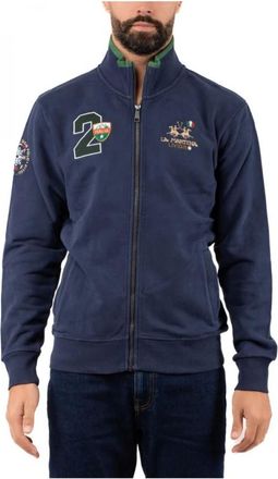 La Martina Homme, Sweatshirts et sweats à capuche, Bleu, Taille: 2XL Polo Élégant