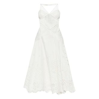 Self Portrait Kleid mit Bindedetail in Wei&szlig; - - Dresses - Damen - Wei&szlig; - S
