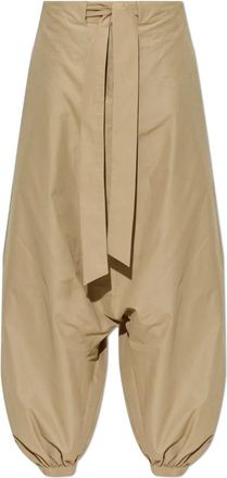 Balmain Femme, Pantalons, Beige, Taille: 38 FR Pantalon &agrave; entrejambe descendu