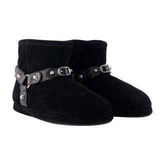 Balenciaga Womens Ankle Boot Black Calfskin