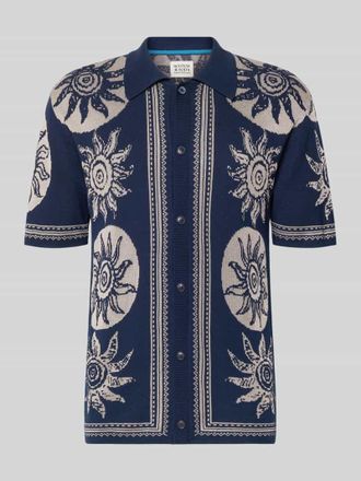 Scotch & Soda Freizeithemd mit Polokragen und Knopfleiste