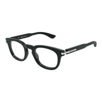 Alexander McQueen Am0498O Eyeglasses - - Accessories - Herren - Gr&uuml;n - 48 MM