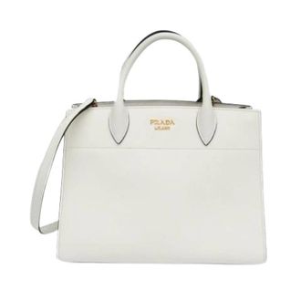 Prada Pre-owned Biblioth&egrave;que 1Bc034 Handtasche - - Pre-owned - Damen - Wei&szlig; - ONE SIZE