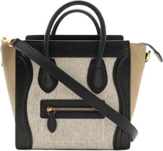 Celine Sac bandouli&egrave;re mini vintage pr&eacute;-poss&eacute;d&eacute; en daim - Femme - Pre-owned - Multicolore - Taille: ONE Size