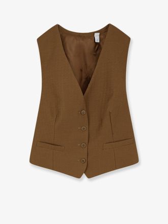 Burberry Warren wool and mohair vest - BURBERRY - gender_Woman