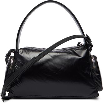 Calvin Klein Handtasche Calvin Klein Pocket Shiny Nylon Small Bag LV04F3405G Schwarz
