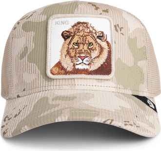 Goorin Brothers Trucker Cap King Camo Biscuit Beige, Size:OneSize