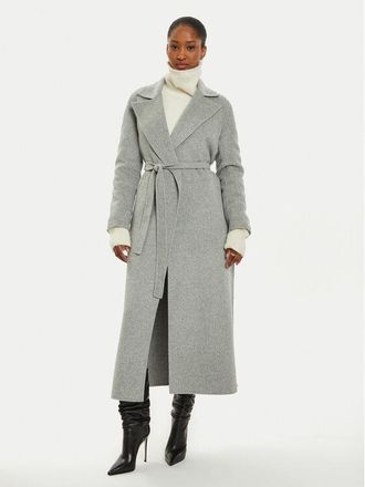 Marella Wollmantel Ardenza 2423016031 Grau Regular Fit