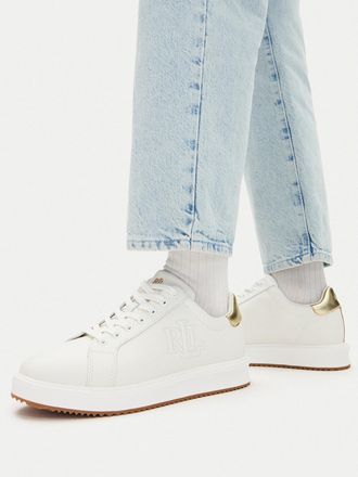 Lauren Ralph Lauren Sneakers LAUREN RALPH LAUREN Ainsley Metallic 802974379002 Wei&szlig;