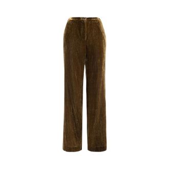 Nenette Pantalon droit - Femme - Pantalons - Vert - Taille: 44 FR