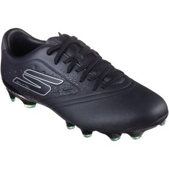 Skechers Performance Skechers Razor 1.5 Academy FG Herren Schwarze/Silberne Fußballschuhe