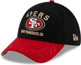 New Era Casquette 39THIRTY NFL Draft, noir/rouge, S-M