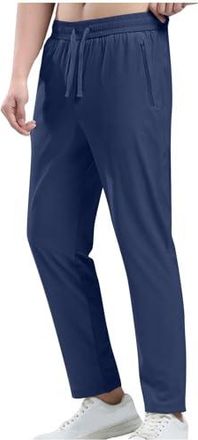Generic Pantalon de jogging pour homme - Pantalon de loisirs baggy - Taille &eacute;lastique - Pantalon de sport avec cordon de serrage - L&eacute;ger - S&eacute;chage rapide - Pa