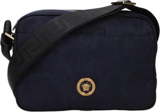 Versace Medusa Logo Umh&auml;ngetasche - - Bags - Herren - Blau - ONE SIZE