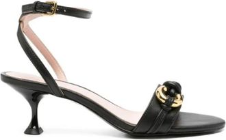 Coccinelle Femme, Chaussures, Noir, Taille: 39 EU Knot Leather Sandales