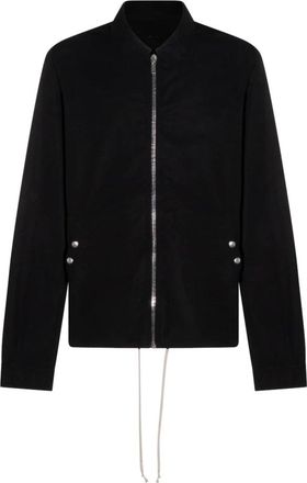 Rick Owens Homme, Vestes, Noir, Taille: M Veste zipp&eacute;e en coton