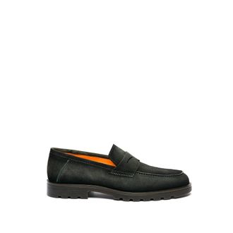Santoni Detroit Mokassin - - Shoes - Herren - Gr&uuml;n - 42 EU