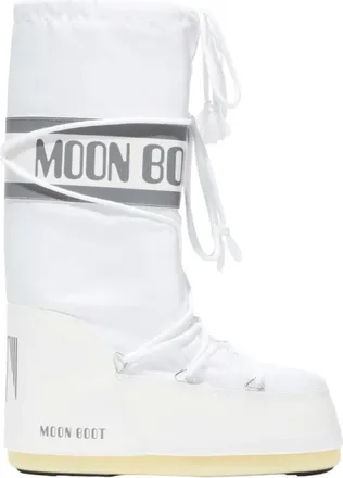 Moon Boot Homme, Chaussures, Blanc, Taille: 39 EU Icon Nylon Snow Bottes