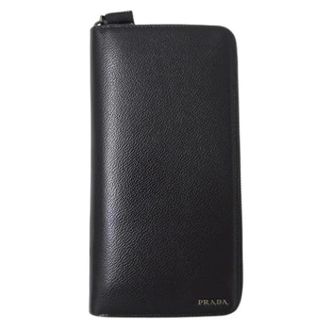 Prada Pre-owned 2Ml220 Lange Geldb&ouml;rse (zweifach faltbar) - - Pre-owned - Herren - Schwarzk - ONE SIZE