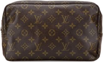 Louis Vuitton Clutches - Monogram Trousse Toilette 28 - Gr. unisize - in Braun - für Damen