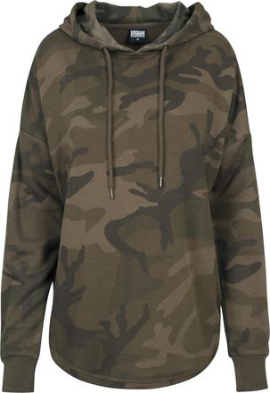 Urban Classics Damen Ladies Oversized Camo Hoody Kapuzenpullover, per Pack Mehrfarbig (Olive camo 775), Small (Herstellergröße: S)