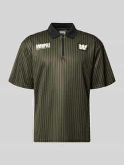 Wood Wood Regular Fit Poloshirt mit Label-Print Modell Lama