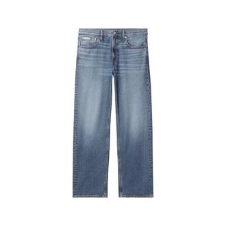 Calvin Klein Jean droit d&eacute;lav&eacute; en coton
