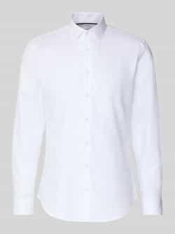 Jake*s Slim Fit Business-Hemd mit Kentkragen