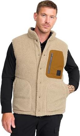 RevolutionRace Rollick Reversible Vest pour Homme, Gilet Réversible 2 en 1 pour un Usage Quotidien et Toutes les Activités Outdoor, Rubber, S