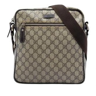 Gucci Pre-owned Canvas Crossbody Bag - - Pre-owned - Damen - Braun - ONE SIZE