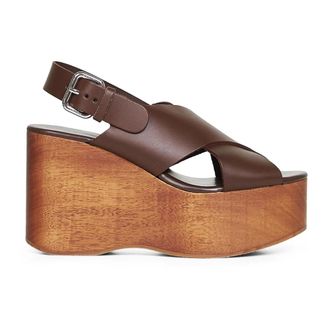 Max Mara Femme, Chaussures, Brun, Taille: 40 EU Wkaangio Sandales