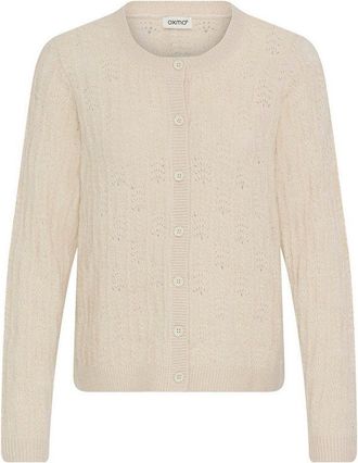 Oxmo Strickjacke OXSinva S&uuml;&szlig;er Cardigan mit Strickmuster