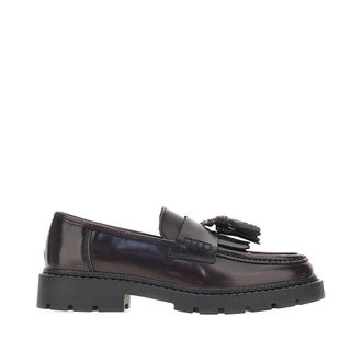 Bianco Leather loafers with tassels Man 40