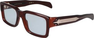 Eyewear by David Beckham unisex, Accessoires, Brun, Taille: 53 MM Square Acetate Lunettes de soleil