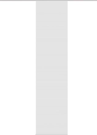 Vision S 5540, 2er-Set Schiebegardine ROM, halb-transparenter Stoff in Bambus-Optik, 2X 260x60 cm, Farbe:grau