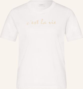 Comma Comma T-Shirt weiss