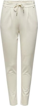 Only Only Onlpoptrash Life Easy Col Pant PNT Noos Pantalon Femme - Blanc (Cloud Dancer), 34W / 32L
