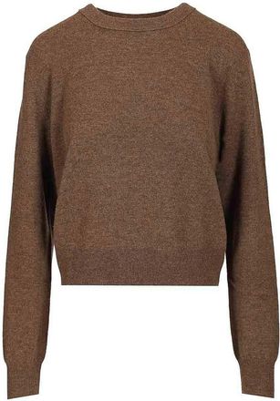 Lisa Yang Pull Col Rond - Marron