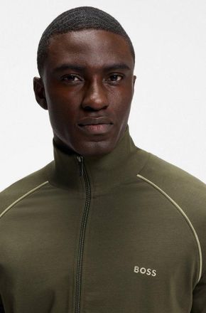 BOSS Sweatjacke Mix&Match Jacket Z mit K&auml;ngurutasche