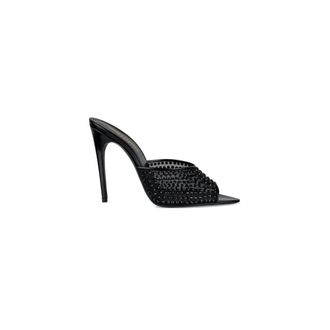 Saint Laurent Blonde Mule Sandal - - Shoes - Damen - Schwarzk - 37 1/2 EU