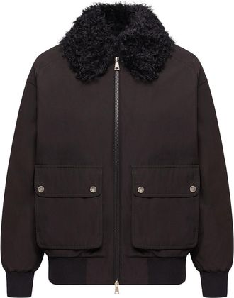 Moncler Moncler Doudoune Courte &Agrave; Capuche Rougequeue, Femme, Noir, Taille: 00