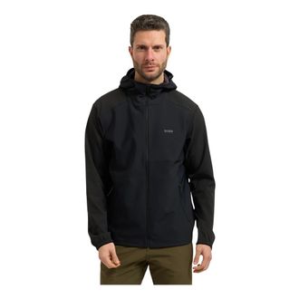 HUGO BOSS Homme, Vestes, Noir, Taille: XL Veste &agrave; capuche avec logo
