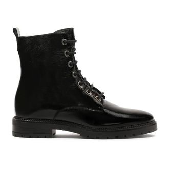 Kazar Klassische Lackleder-Knitter-Sneaker - - Shoes - Damen - Schwarzk - 37 EU