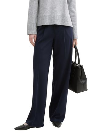 Tom Tailor Denim Langarmshirt aus Baumwolle, Sky Captain Blue, XL