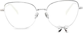 Yvmin Bowknot Crystal-embellished Glasses