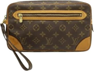 Louis Vuitton Sac pochette Monogram Pre-owned - Femme - Pre-owned - Brun - Taille: ONE Size