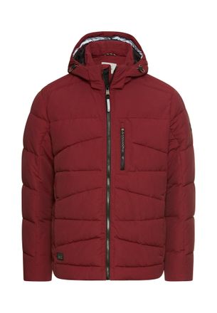 Camel Active Herren Winterjacke mit Abnehmbarer Kapuze Bernsteinrot, menswear-110