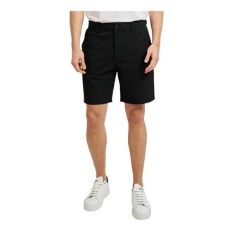 A|X Armani Exchange Homme, Shorts, Noir, Taille: W30 Bermuda Shorts en Tissu Technique
