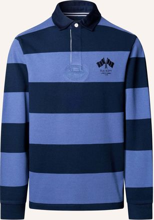Hackett Poloshirt Heritage Lrc Bk Patch blau